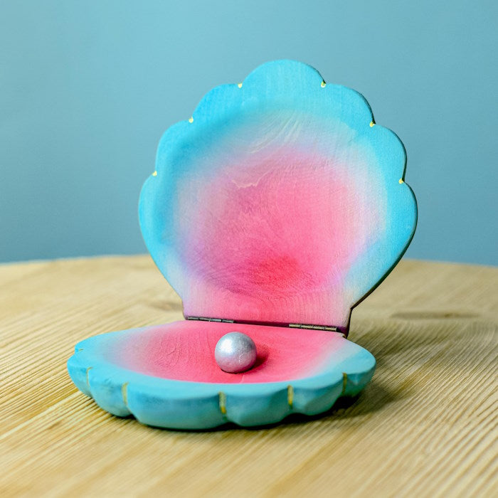 Bumbu Toys | Clam Shell with Pearl - Milk Tooth