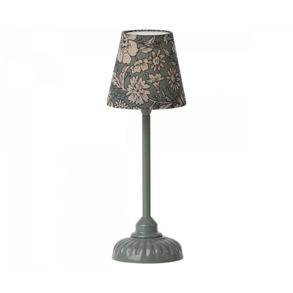 Maileg | Vintage Floor Lamp Mouse Dark Mint - Milk Tooth
