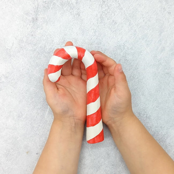 NOM Handcrafted | Candy Cane Set of 6 Rainbow - Milk Tooth