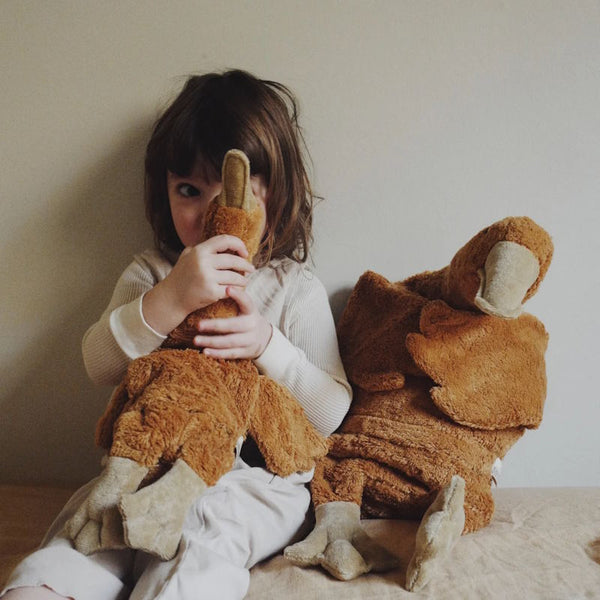 Senger | Cuddly Animal Goose Large Rust LIMITED EDITION w/ removable h ...