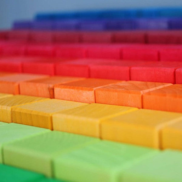 Grimm's | Stepped Counting Blocks | Large - Milk Tooth