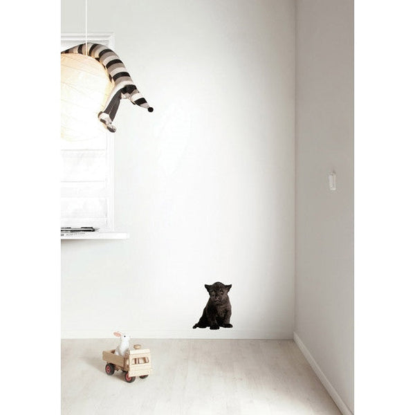 Black panther cub wall sticker - KEK Amsterdam Safari Friends decal ...