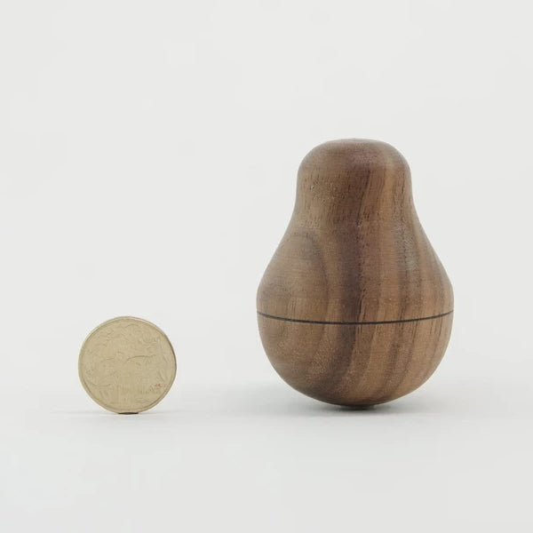 Mader | Roly Poly Pear | Natural Walnut - Milk Tooth
