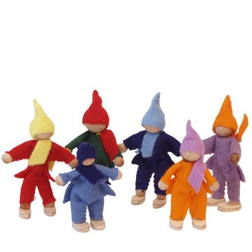 Magic Wood | Felt Family of 6 Dolls for Treehouse - Milk Tooth