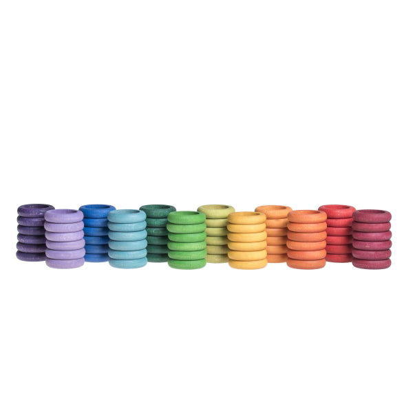 Grapat | 72 Rings in 12 Rainbow Colours - Milk Tooth